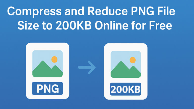 Compress and Reduce PNG File Size to 200KB Online for Free
